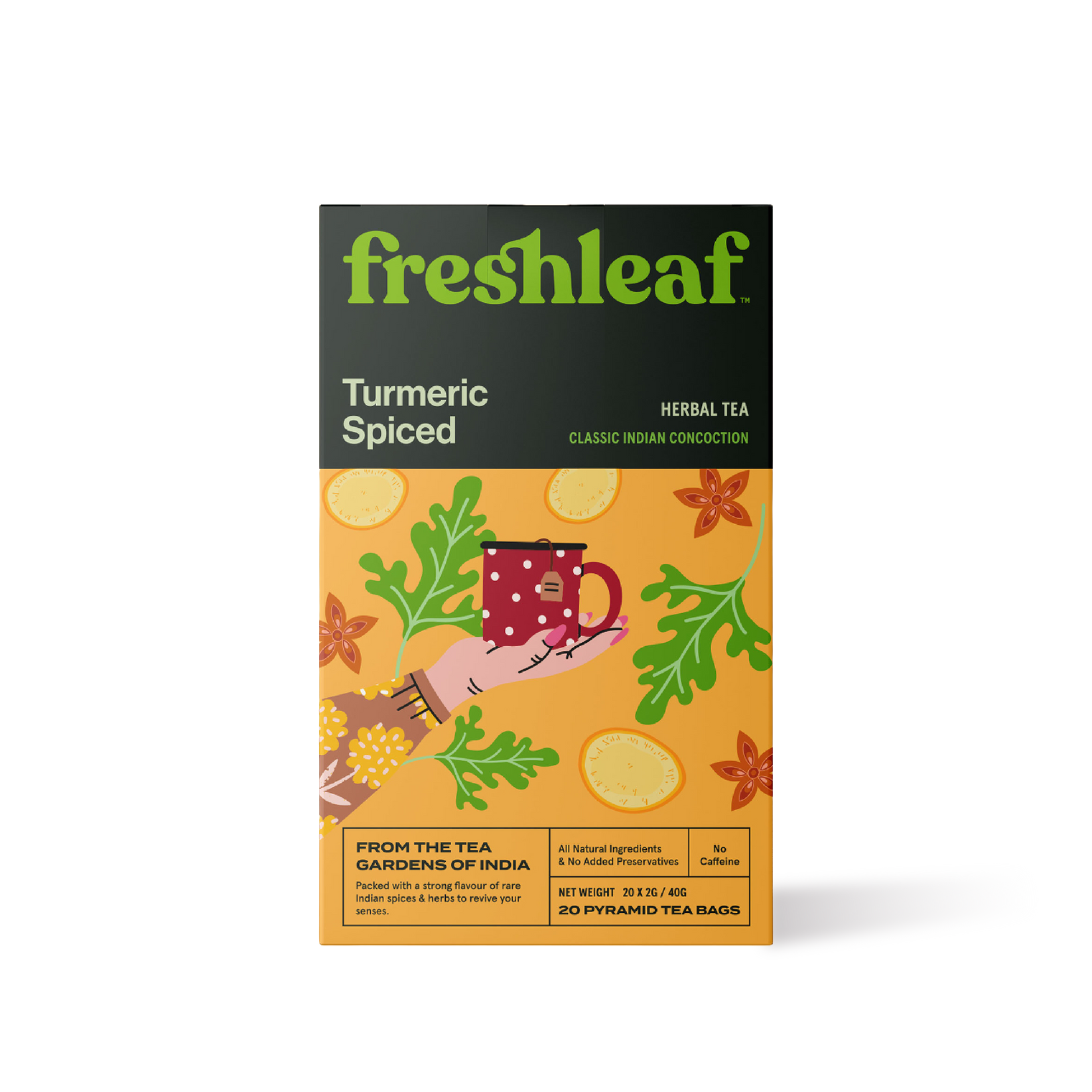 Turmeric Spiced | 20 Tea Bags | Herbal Tea