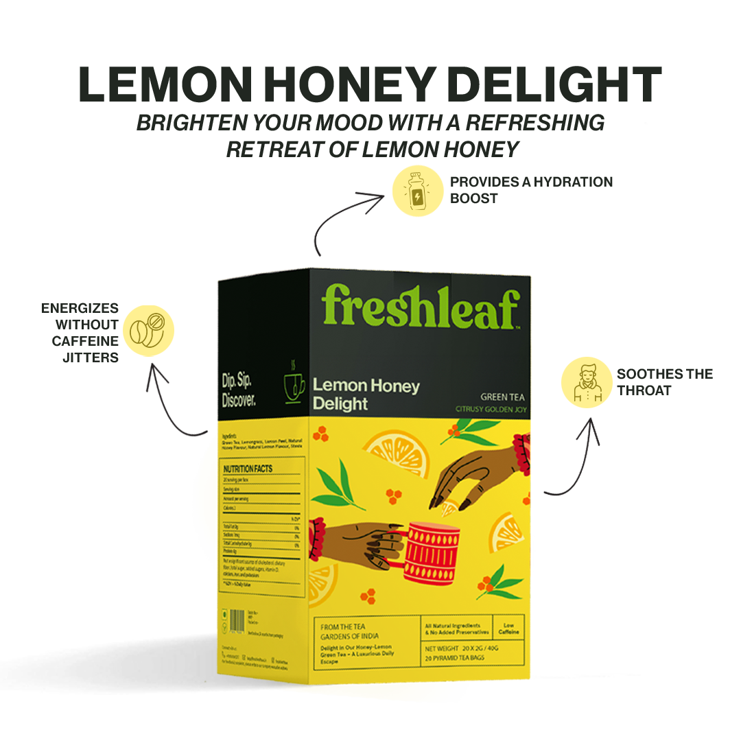 Lemon Honey Delight Tea |Tea To Get Rid of Belly Fat | Buy Green Tea