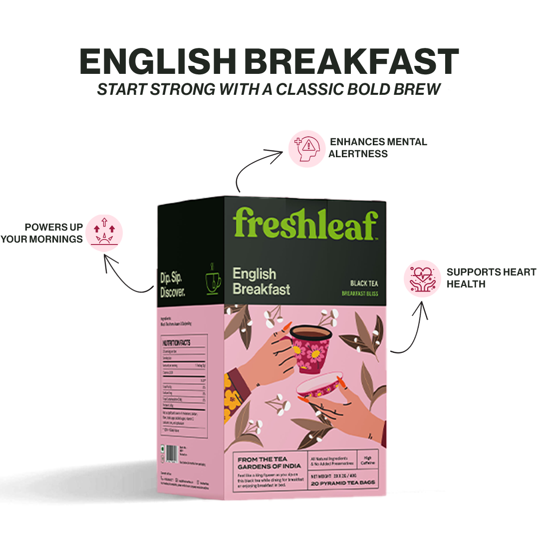 Buy English Breakfast Black Tea | The best to drink after waking up